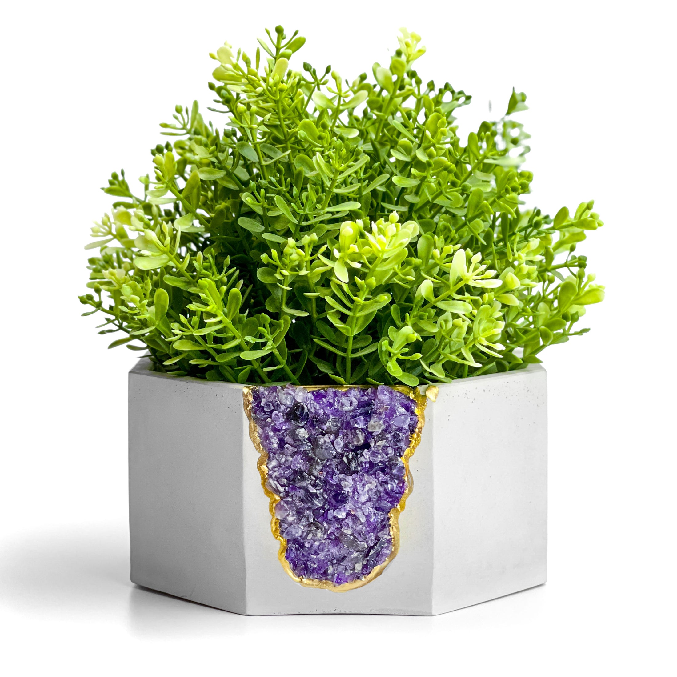 AMETHYST GEODE PLANTER - Perfect for Succulents, Air Plants or Cacti ...