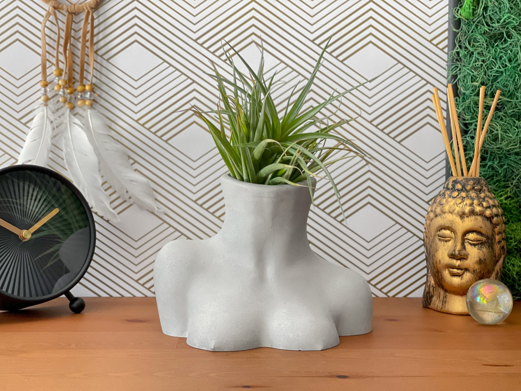 Female Body VASE, Boobs Vase, woman vesel dry flowers or faux gift ...