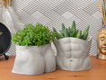 4” Planter, Male Body Planter Pot, Concrete Body Vase – AURA 8 HOME